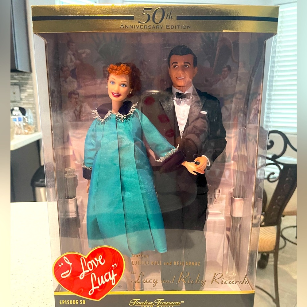 I Love Lucy 50th Anniversary Mattel Barbie Doll Lucy … - Gem